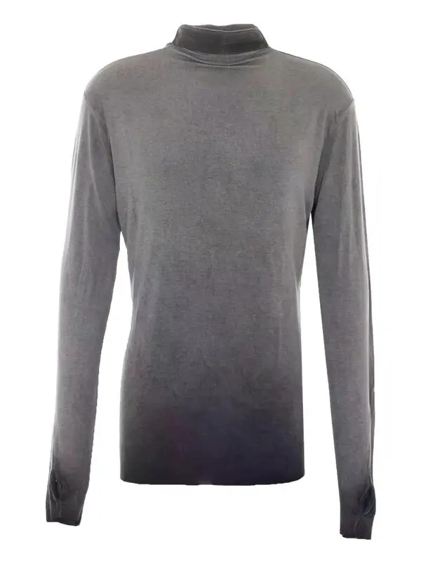 THOM KROM Cold-dye Long Sleeve Sweater - Grey