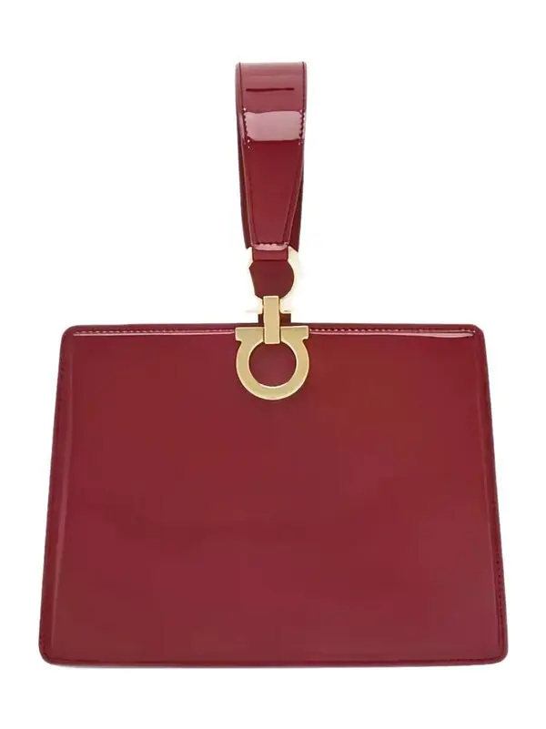 FERRAGAMO High-gloss Calfskin Mini Bag - Red