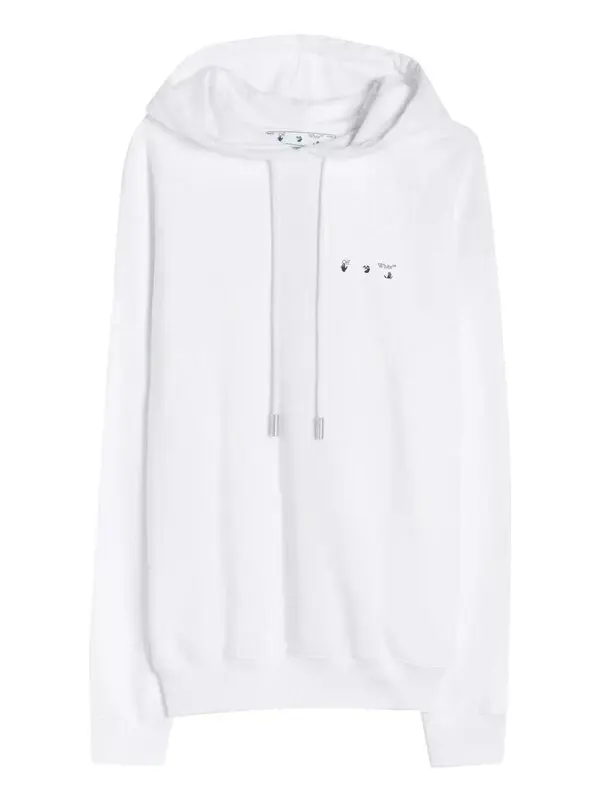 Off-White Palace Arrow Print Hoodie - White