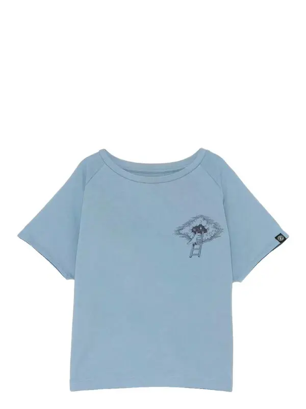 AGNES B. Graphic Print T-shirt - Blue