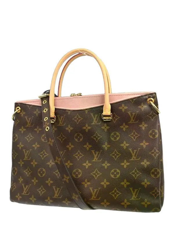 LOUIS VUITTON Pallas Monogram Tote Bag - Brown
