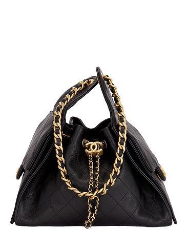 Chanel Caviar Small 25 Hobo Bag - Black