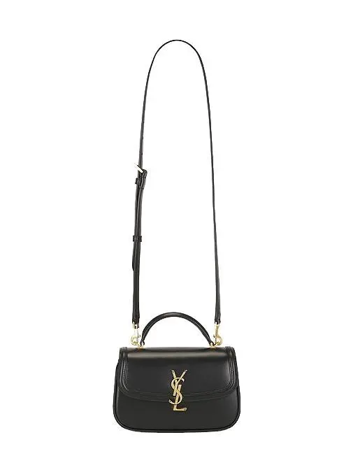 Saint Laurent Mini Solferino Top Handle Bag - Nero