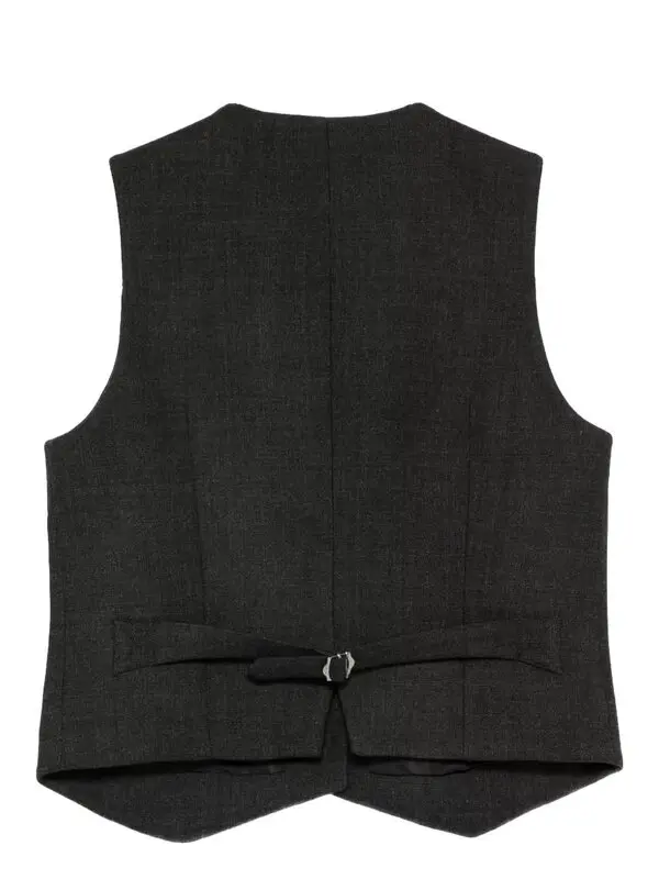 Dice Kayek Crystal-embellished Waistcoat - Grey