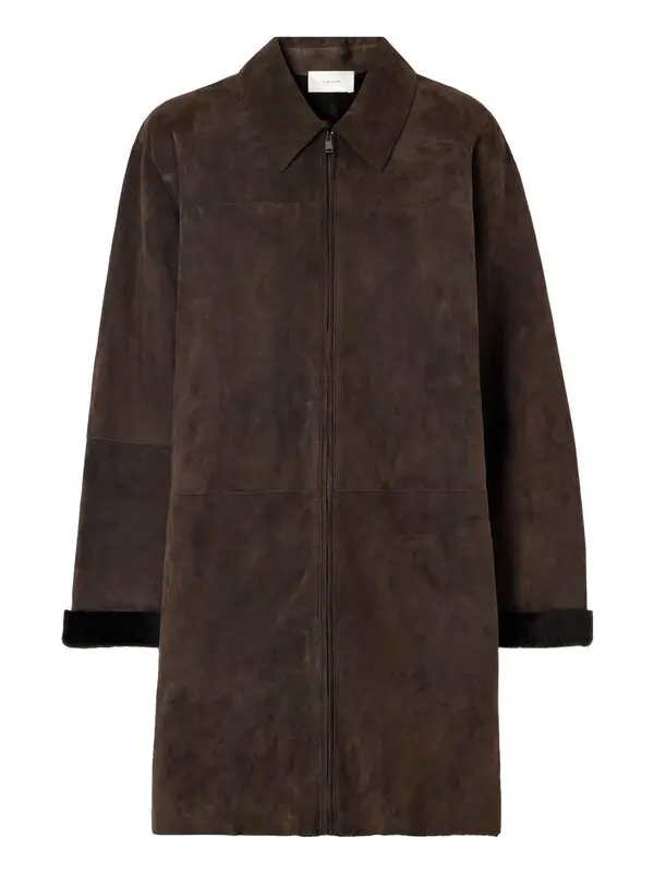 THE ROW Dakara Shearling Coat - Brown