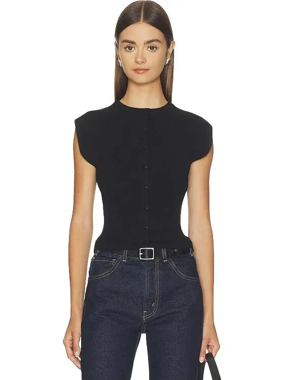 ALL THE WAYS Josie Knit Top - Black