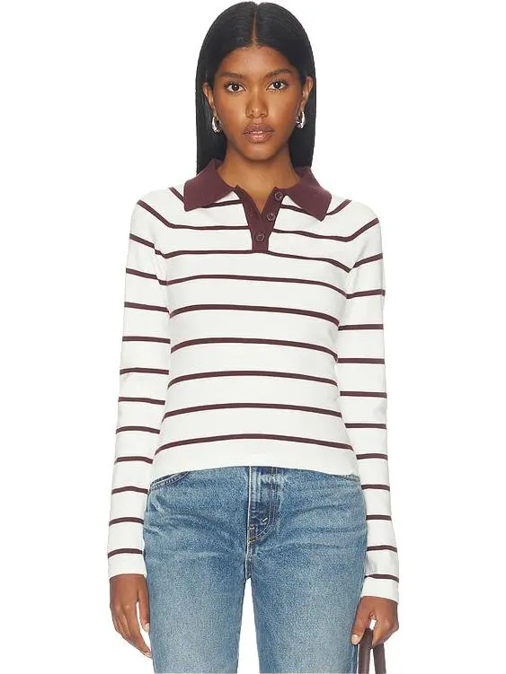 ALL THE WAYS Bronson Knit Polo Top - Multi
