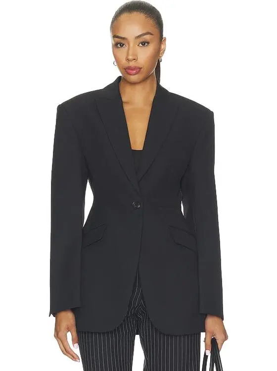 ANINE BING Elga Blazer In . Also - Black