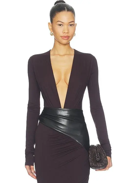 Andamane Zelda Bodysuit - Brown