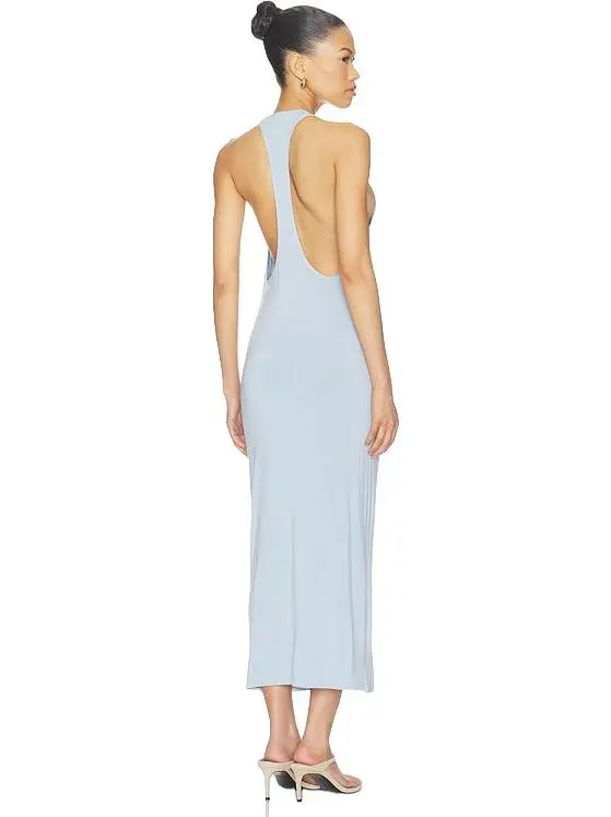 EB DENIM Racer Tank Maxi Dress - Blue