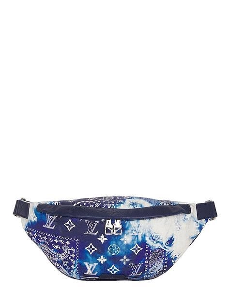 FWRD RENEW Louis Vuitton Monogram Bandana Discovery Bum Bag - Blue