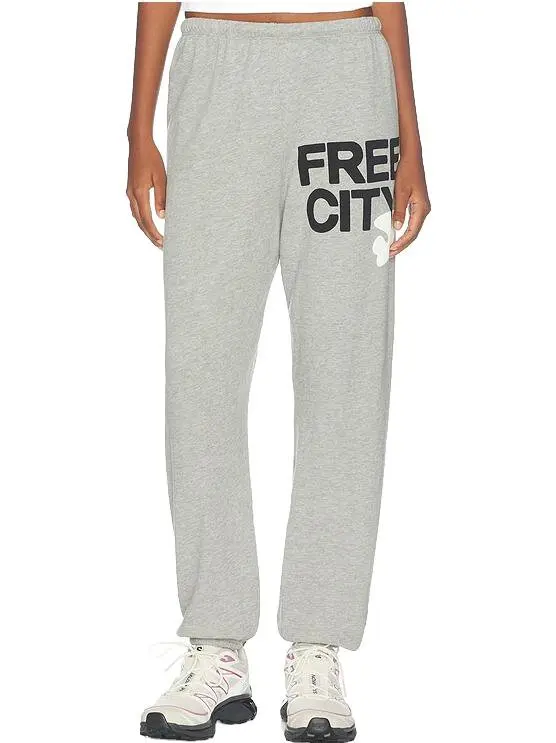FREECITY Large Sweatpant" - Grey
