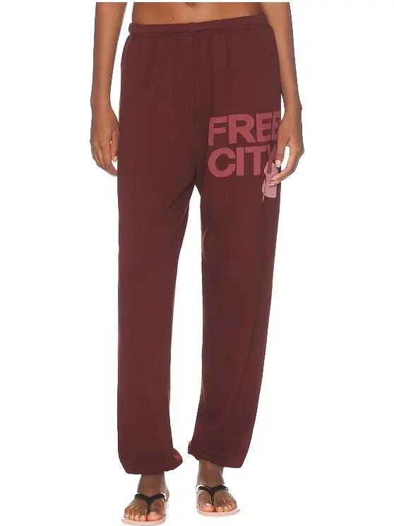 FREECITY Large Sweatpant - Rust
