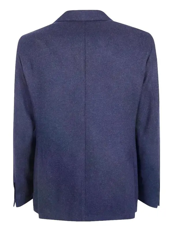 BARBA NAPOLI Wool Blazer - Blue