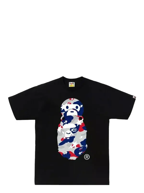 A BATHING APE Ape Head Graphic-print T-shirt - Black