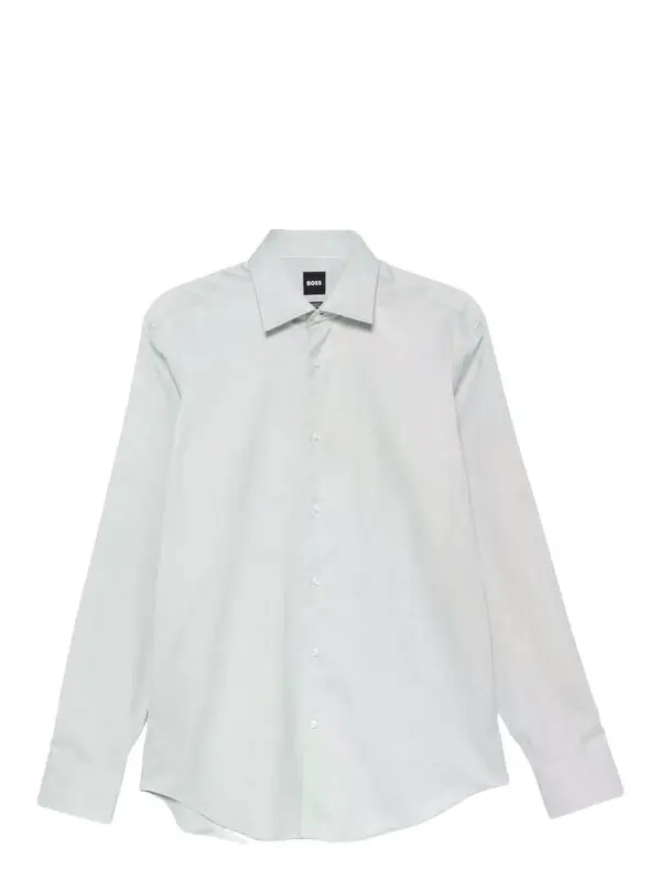 BOSS Button-up Long-sleeve Shirt - Green