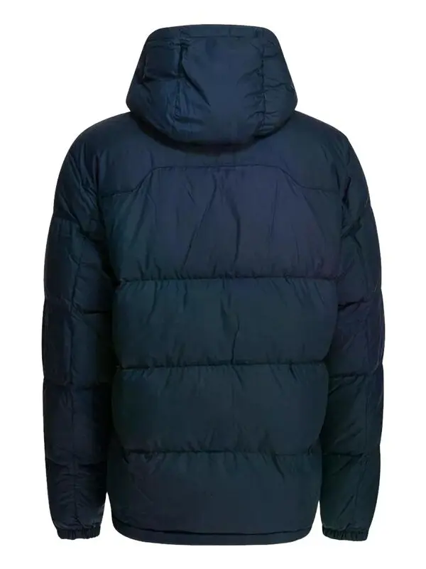 Polo Ralph Lauren Hooded Down Coat With Embroidered Logo - Blue
