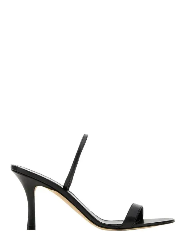 THE ROW Ella Slingback Sandals - Black