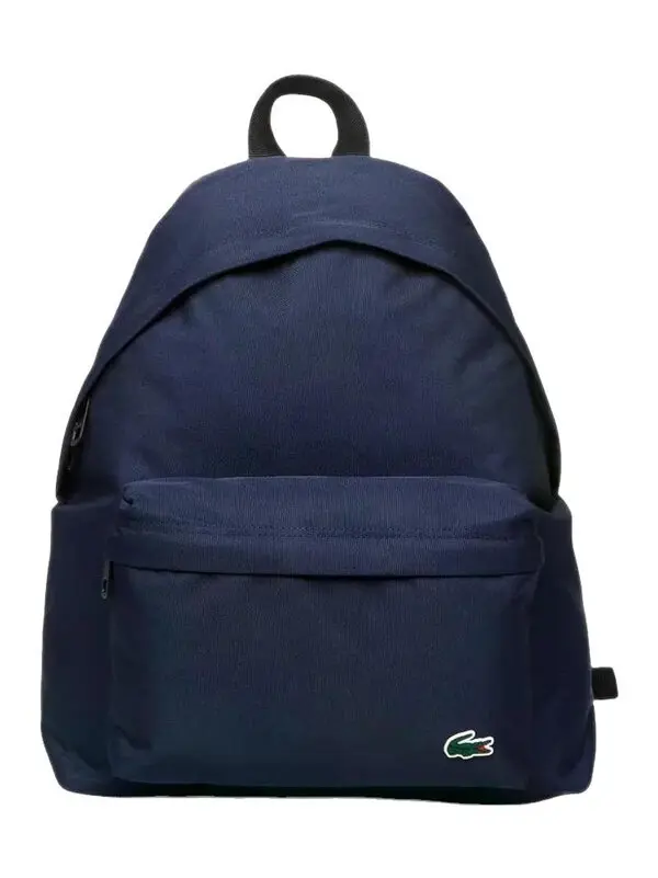 Lacoste Croc Logo-patch Backpack - Blue
