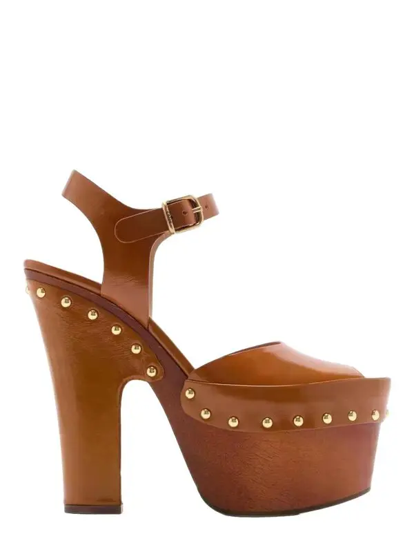 Chloé Meret Platform Sandals - Brown