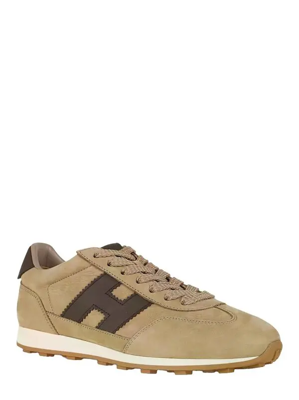 Hogan Athletic Sneakers With Vintage Outsole - Neutrals