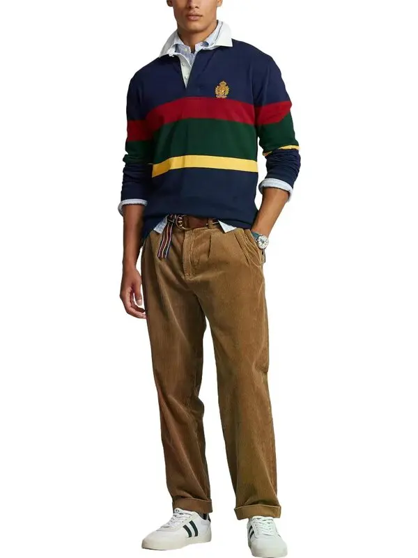 Polo Ralph Lauren Pleated Corduroy Trousers - Brown