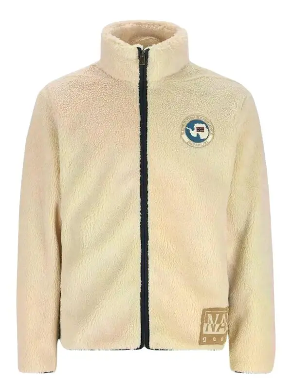 NAPAPIJRI Fleece Zip-up Sweater - Neutrals