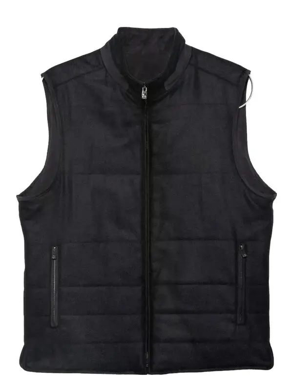 Corneliani Quilted Gilet - Blue