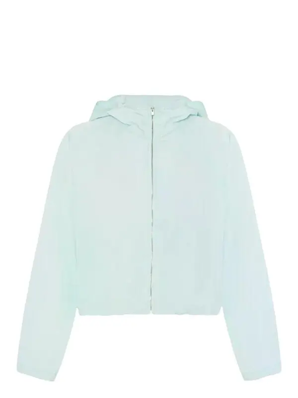 Another Tomorrow Hooded Blouson Jacket - Blue