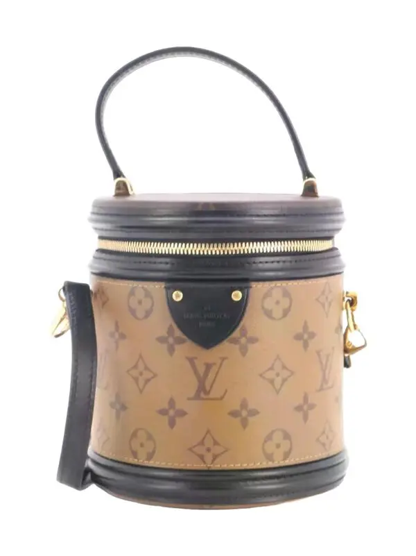 LOUIS VUITTON Reverse Monogram Canvas Cannes Satchel - Brown