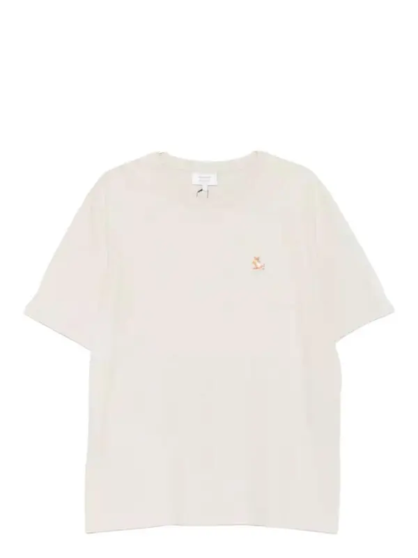 Maison Kitsuné Chillax Fox Patch T-shirt - Neutrals