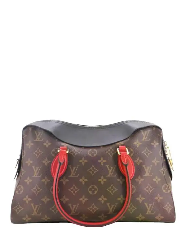 LOUIS VUITTON Monogram Canvas Tuileries Satchel - Black