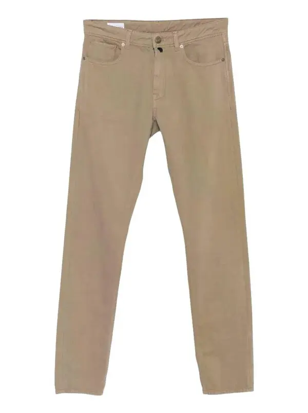Incotex Straight-leg Five-pocket Trousers - Neutrals