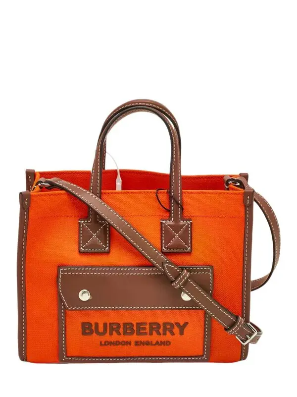 Burberry Mini Freya Two-way Handbag - Orange