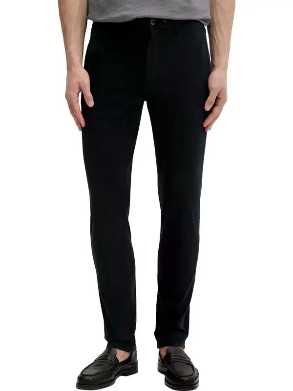 Rag & Bone Logo-embroidered Chinos - Black
