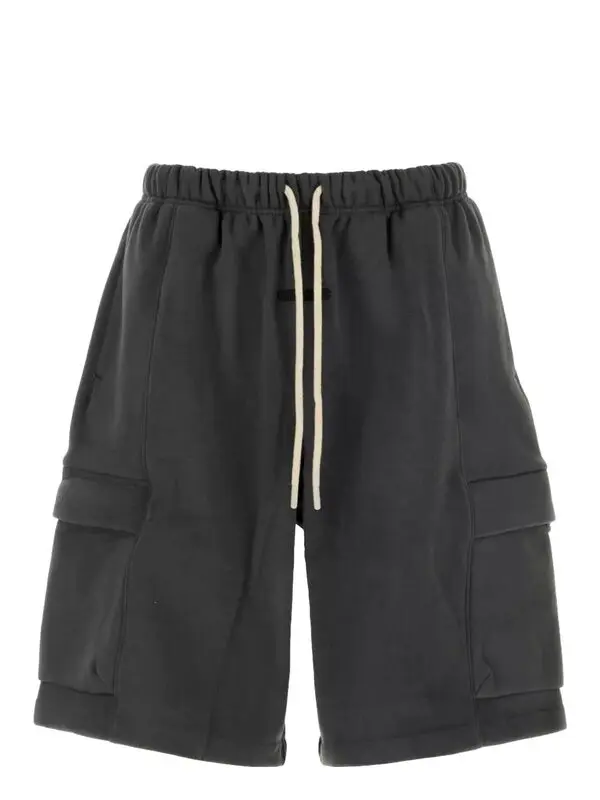 Fear Of God Cotton Blend Bermuda Shorts - Grey