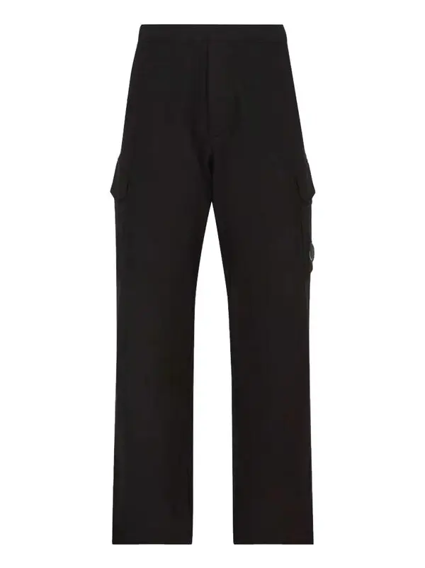 C.P. COMPANY Lens Detail Cargo Trousers - Black