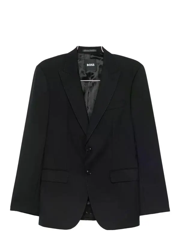 BOSS Notch-lapel Two-piece Suit - Black