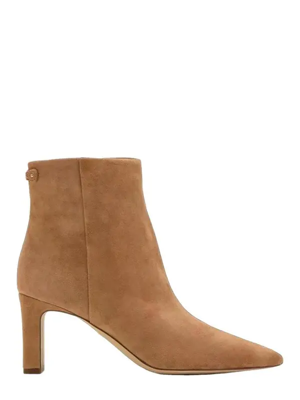 Sam Edelman Suede Pointed-toe Ankle Boots - Brown