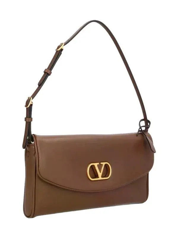 Valentino Garavani Devan Small Nappa Shoulder Bag - Brown