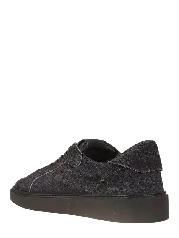 Etro Arnica Motif Low-top Sneakers - Black