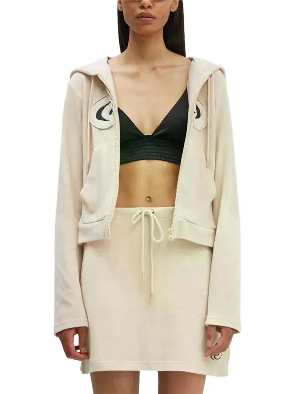 RÉSUMÉ Drawstring Waist Mini Skirt - Neutrals