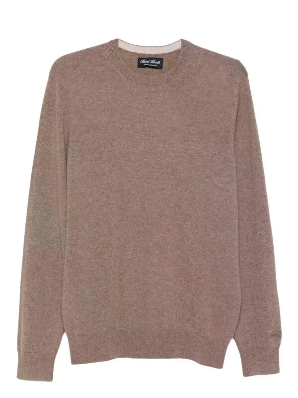 MC2 SAINT BARTH Crew-neck Cashmere Jumper - Neutrals