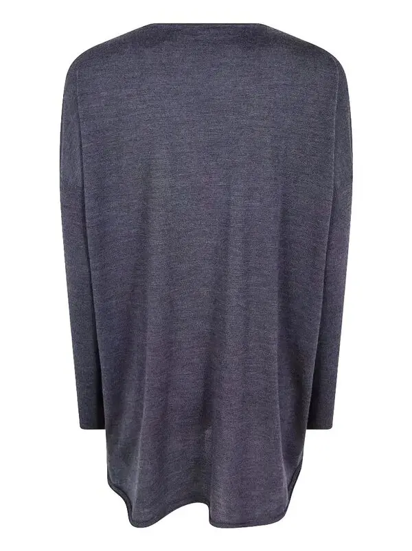 GENTRYPORTOFINO V-neck Wool Jumper - Grey