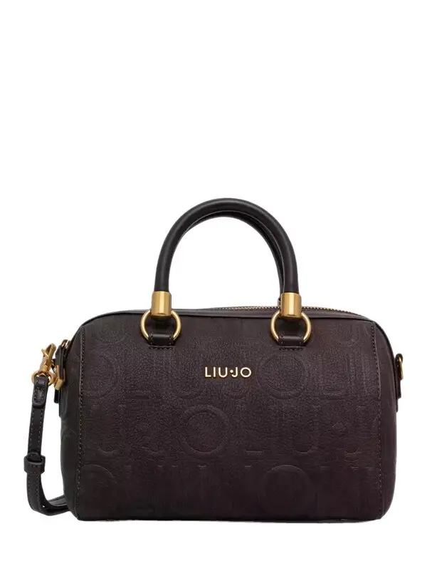 Liu Jo Small Handbag With Debossed Logo - Brown