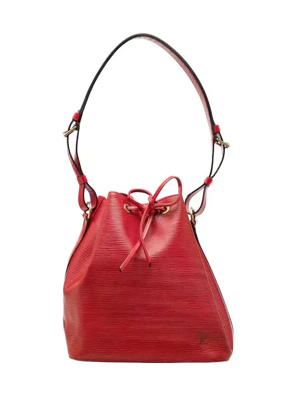 LOUIS VUITTON Epi Petit Noe Bucket Bag - Red