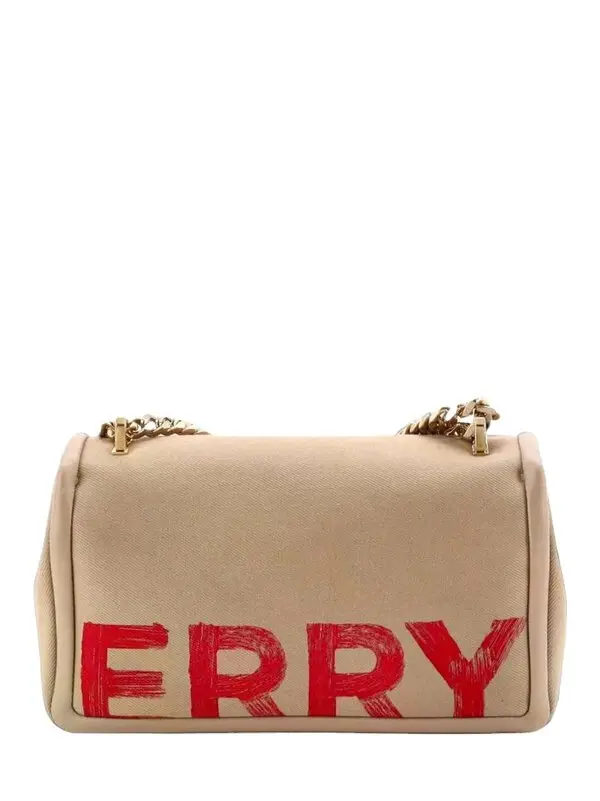 Burberry Lola Printed Canvas Small Shoulder Bag - Neutrals