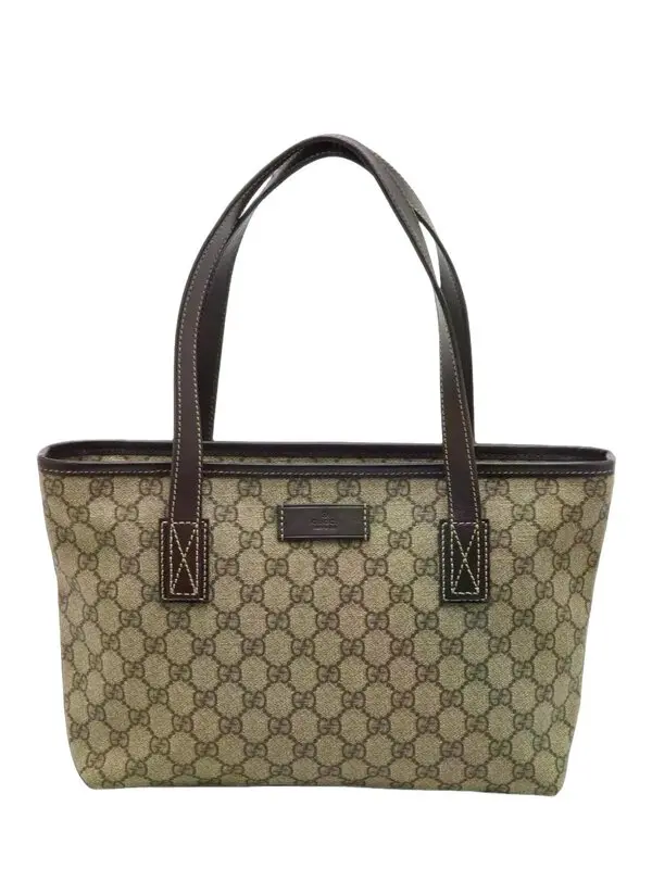 Gucci Gg Supreme Shoulder Bag - Neutrals