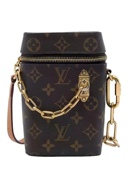 LOUIS VUITTON Monogram Phone Box Crossbody Bag - Brown