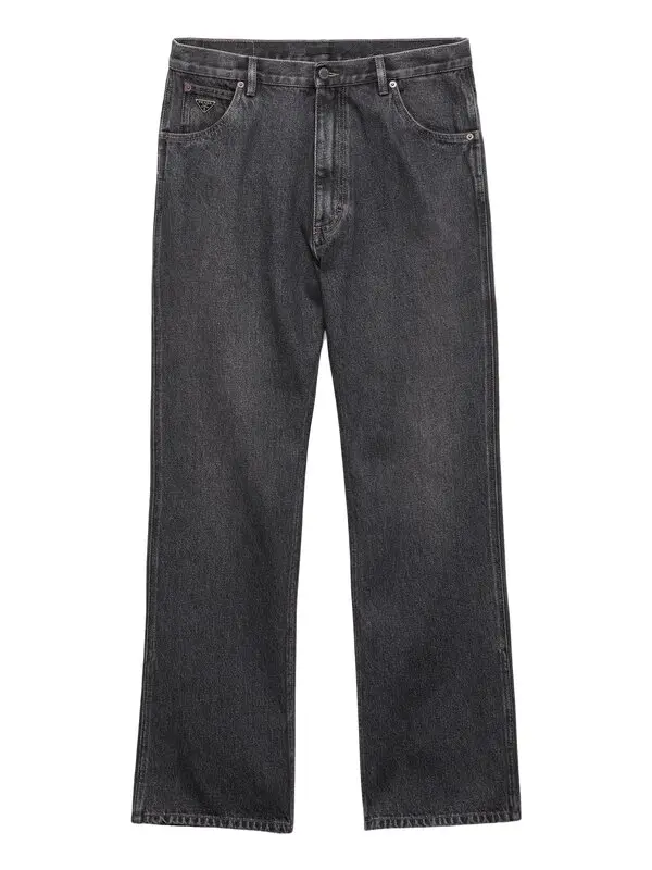 Prada Five-pocket Denim Jeans - Black